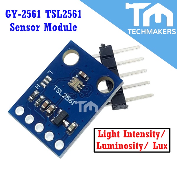 GY-2561 TSL2561 Light Intensity/ Luminosity/ Lux Sensor Module – I2C ...