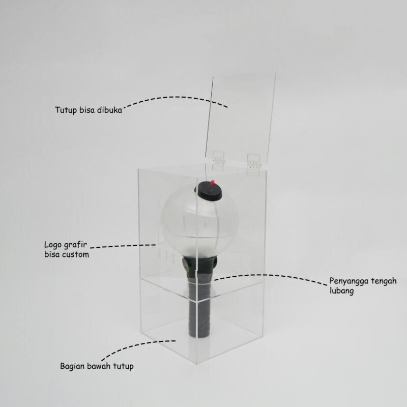 Bts Light Stick Box Version 1 (25x13x13cm) | Shopee Malaysia