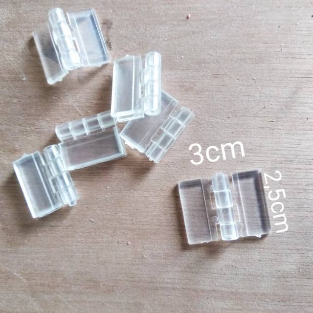 Clear acrylic hinges / small acrylic hinges | Shopee Malaysia