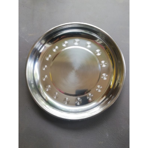 talam besi 27cm talam bulat besi round plate tebal 27cm 10.5" | Shopee ...