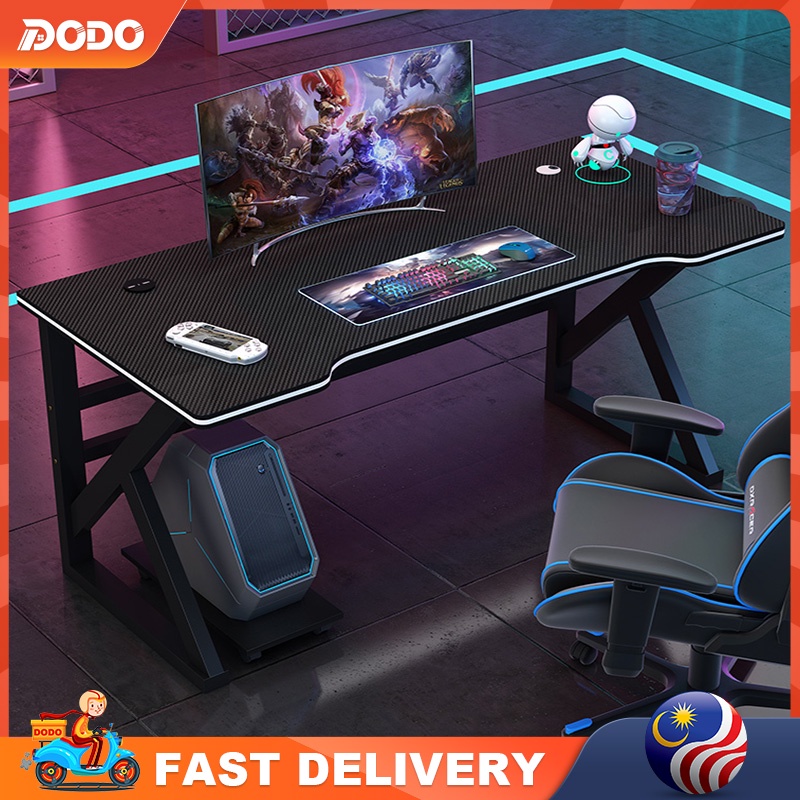 DO 120cm Gaming Table Computer Desk Office Table Meja Gaming Meja ...
