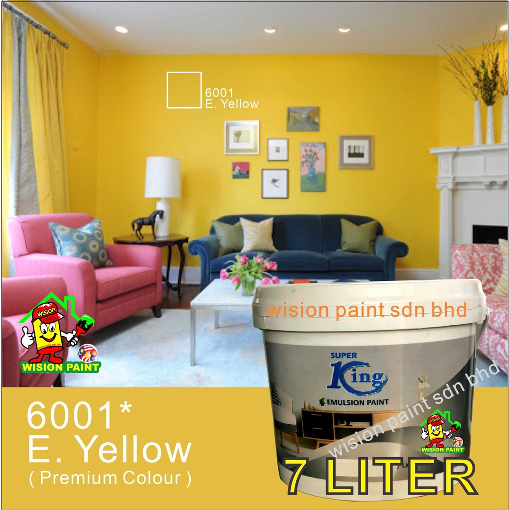 ( 7 LITER ) SUPERKING EMULSION PAINT SANCORA ( FREE 7" ROLLER SET ...