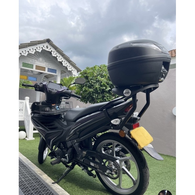 yamaha lc135 v8 fi lcv8 MONORACK HEAVY DUTY TOP BOX RACK ALLOY BOX ...