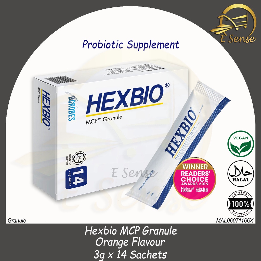 [E SENSE] Hexbio MCP Granule Probiotic Supplement (3gm x 14s / 3gm x ...
