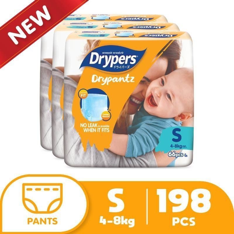 DRYPERS DRYPANTZ S/ M/ L/ XL/ XXL - (1box 3packs) | Shopee Malaysia