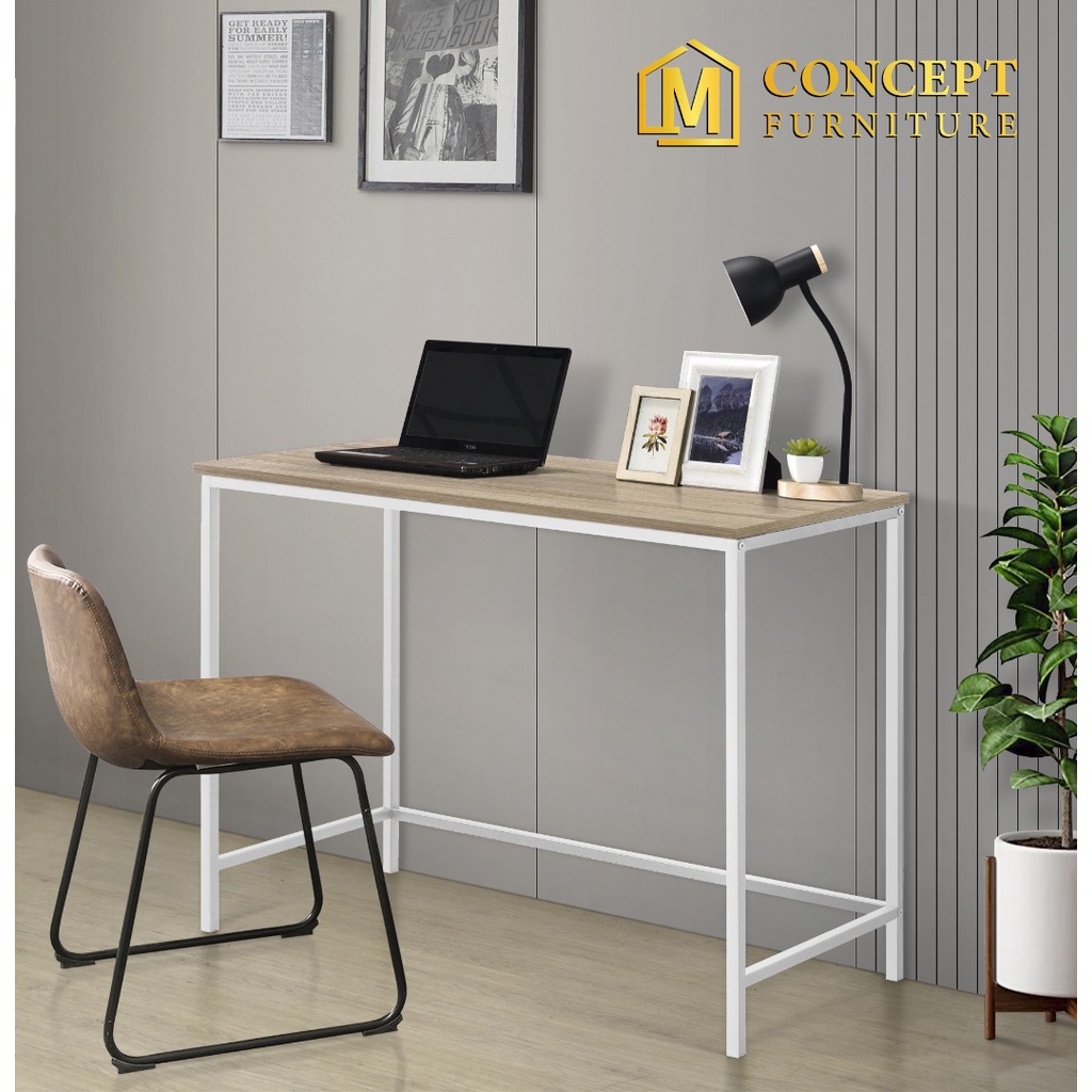 M Concept 8010 CUBI Study Desk/Powder Coated Metal & Solid Particle ...