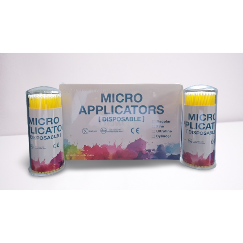 Dental Disposable Micro Brushes Applicators 100pcs/Bottle | Shopee Malaysia