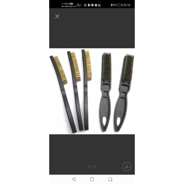 Steel Wire Hand Brush / Plastic Handle / Berus Besi | Shopee Malaysia
