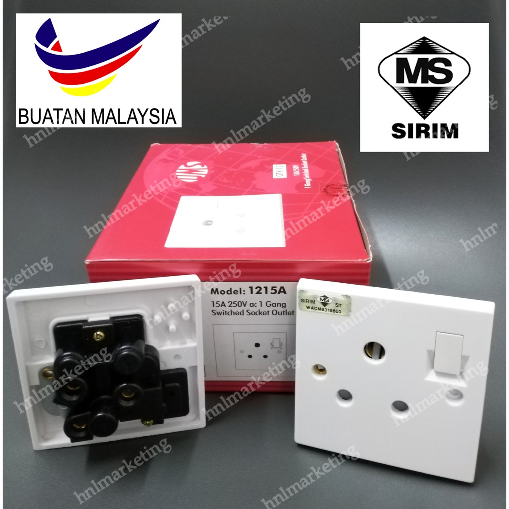 UMS 15A SWITCH UNSWITCH SOCKET FOR HEATER AIR CONDITIONAL 1015B 1215A ...