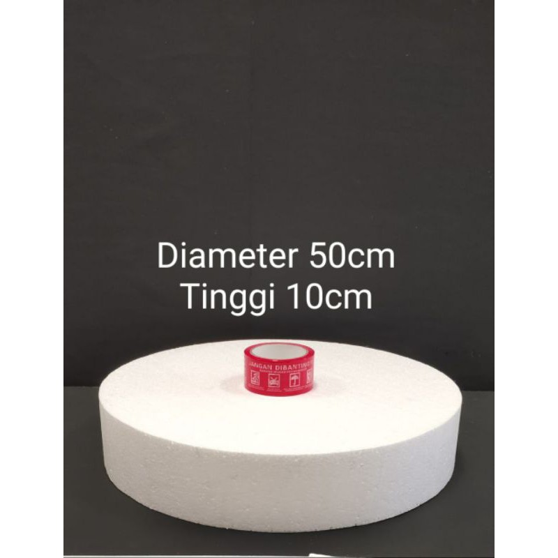 Diameter 50cm Height 10cm Dummy Cake Styrofoam Cork Round Cake | Shopee ...