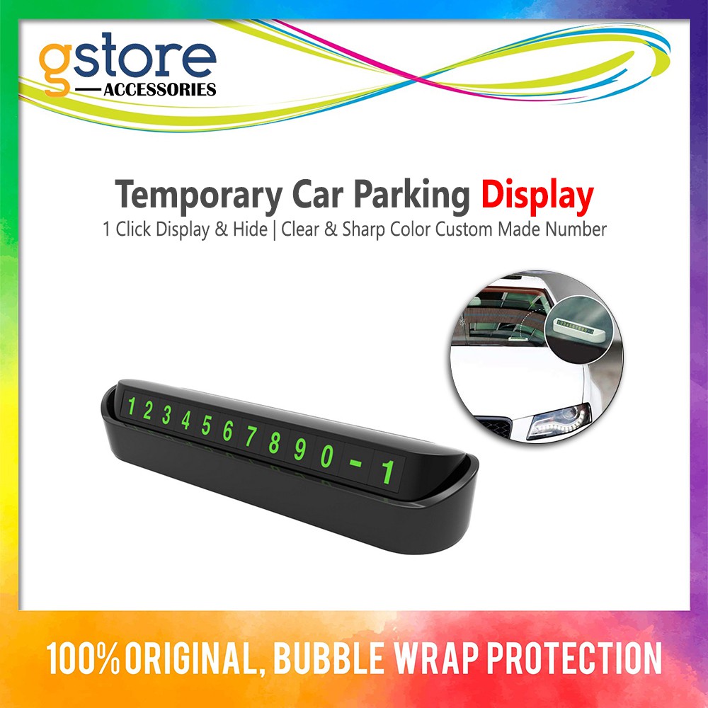 🔥[Hot Item] Temporary Car Parking Handphone Number Display (1 Click to ...