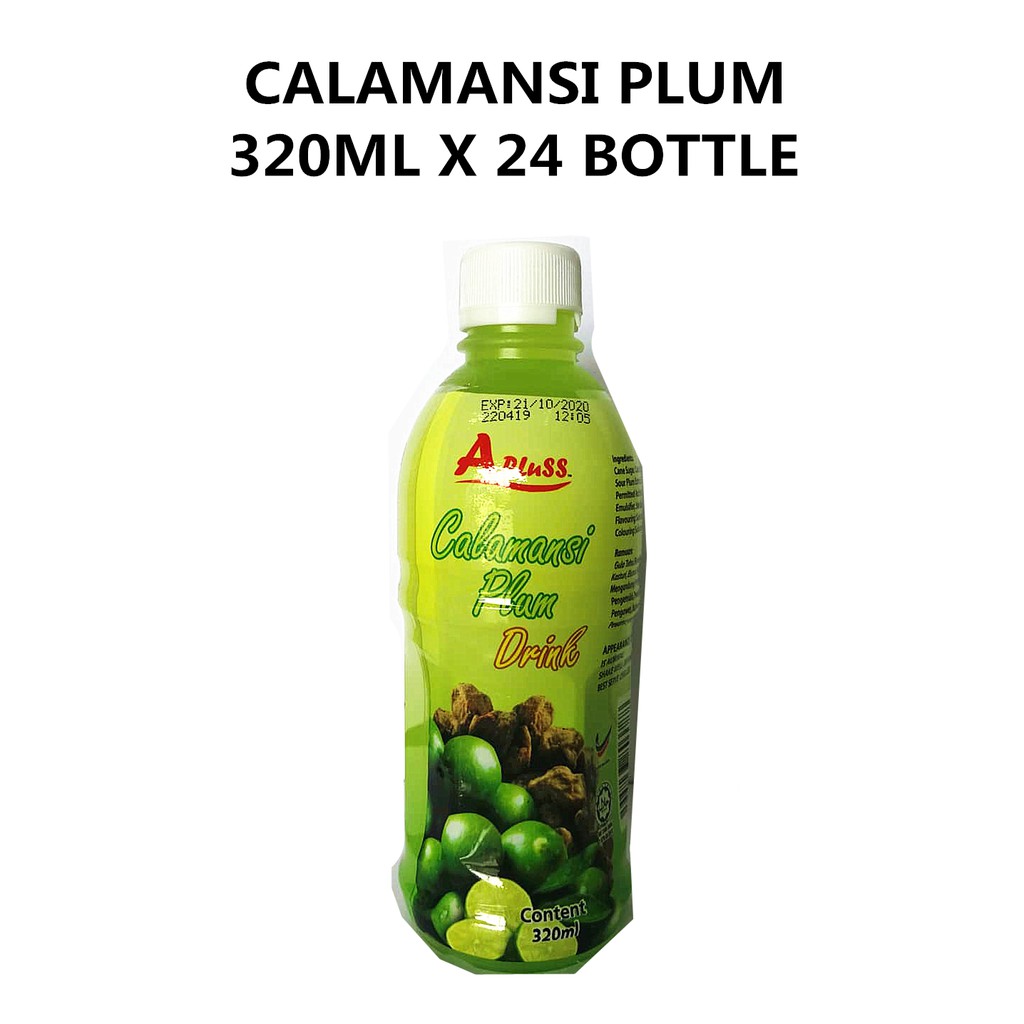 APLUSS CALAMANSI PLUM DRINK JUICE GOOD TASTE 320ML X 24 BOTTLES | Shopee Malaysia