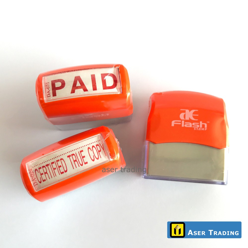 AE FLASH STAMP (PRE-INK) READY MADE | Shopee Malaysia