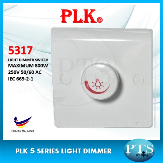PLK Door Bell Press Switch & 800W Light Dimmer - Suis Loceng Pintu ...