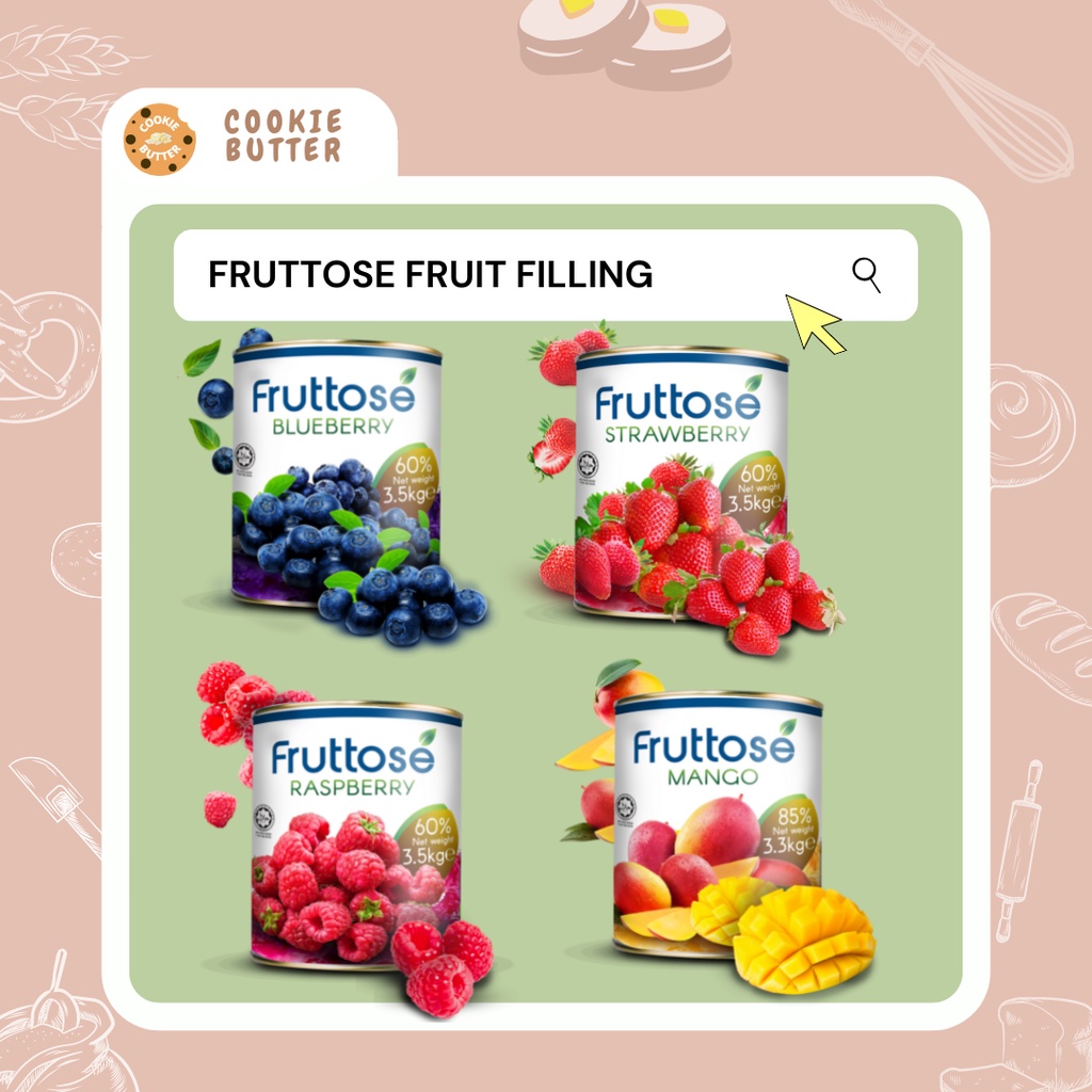 FRUTTOSE BLUEBERRY/RASPBERRY/STRAWBERRY/MANGO/FRUIT TOPPING/FRUIT ...