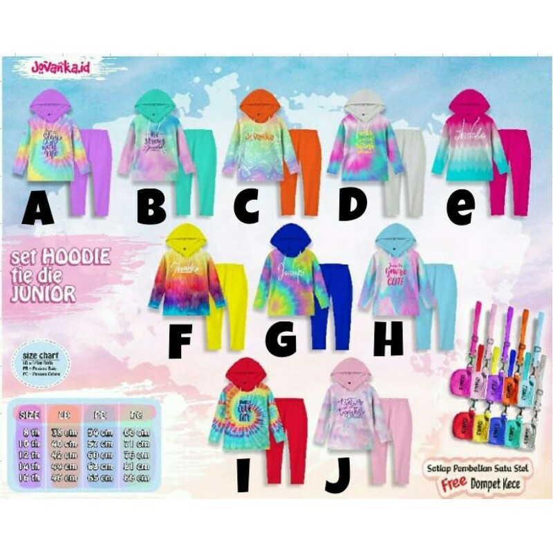 Tiedie SET 8-16 YEARS FREE WALLET | Shopee Malaysia