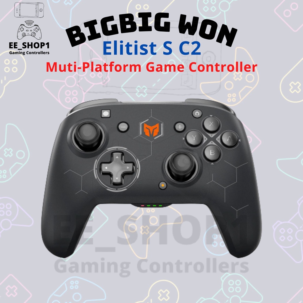 BigBig Won Wireless Gaming Controller Elitist S Joystick with Dual ...