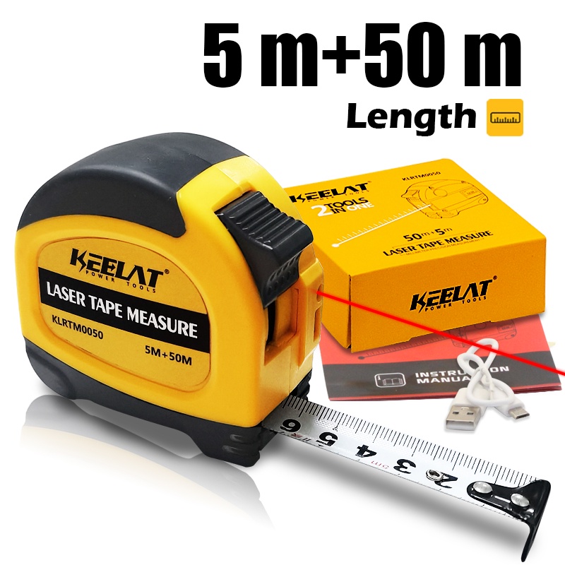 KEELAT 100 Meters Infrared Digital Laser Rangefinder Portable Laser ...
