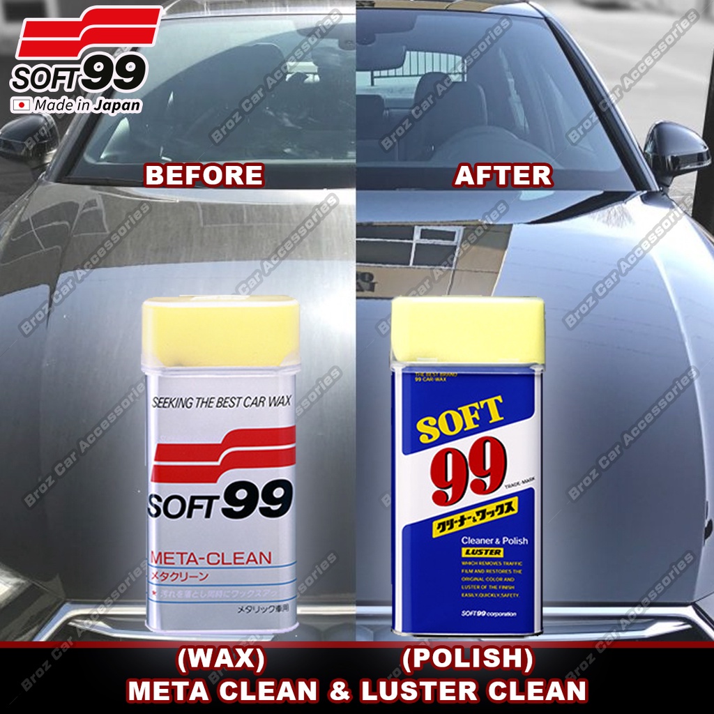 SOFT99 Meta-Clean Meta Clean Liquid Wax Luster Clean Luxury Gloss Spray ...