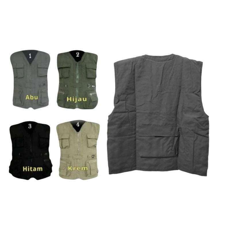 Caesar VEST/WORK VEST/FISHING VEST (CAN CUSTOM EMBROIDERED/OWN MODEL ...