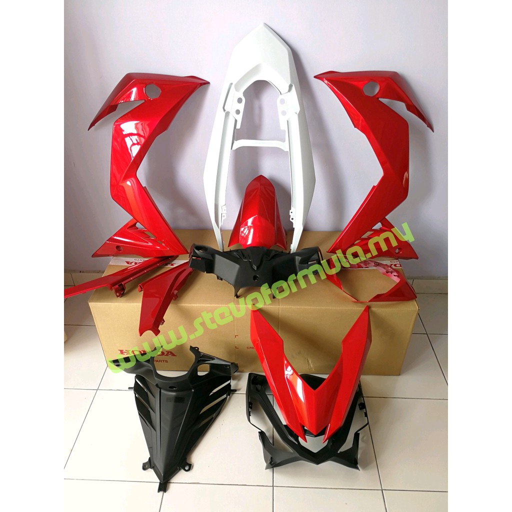 Honda RS150 Ori Cover Set Kit Version 2 * Red | Shopee Malaysia
