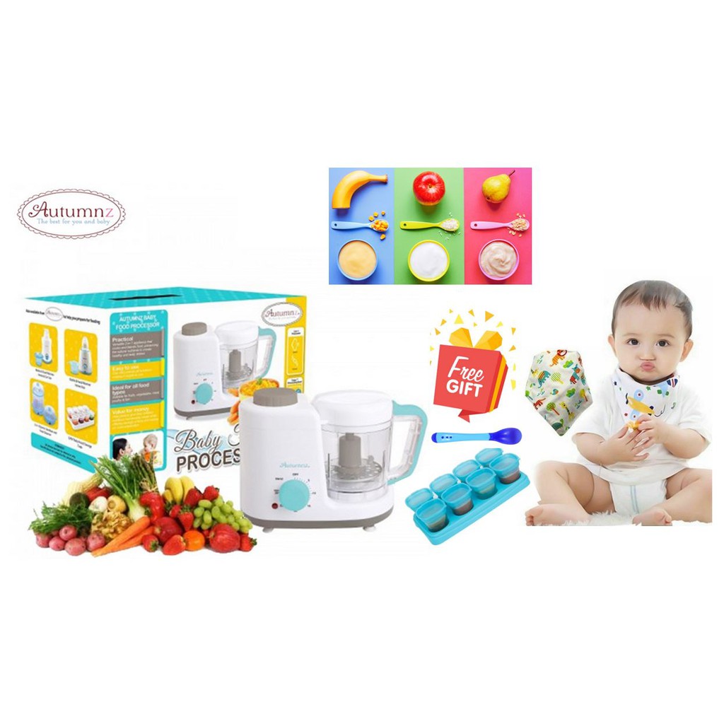 AUTUMNZ - 2-IN-1 BABY FOOD PROCESSOR / MULTIFUNTIONAL FOOD PROCESSOR ...