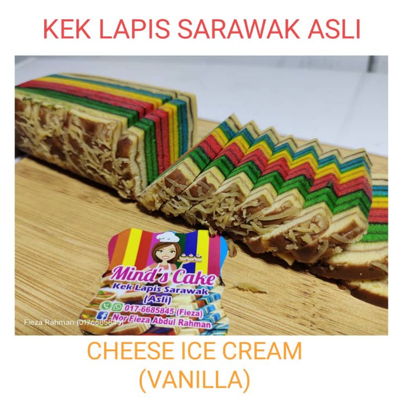 💥[SAME DAY SHIPPING]💥 KEK LAPIS SARAWAK - Perisa Cheese Ice Cream (HOT ...