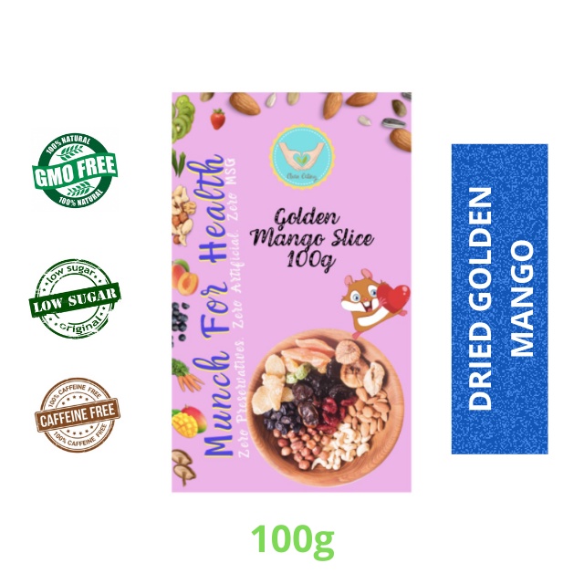 CLEAN EATING Natural Dried Golden Mango - 100g | Shopee Malaysia