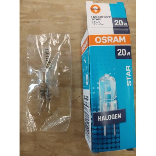 Osram Halostar 64425 20W 12v bulb G4 Capsule Rocket | Shopee Malaysia