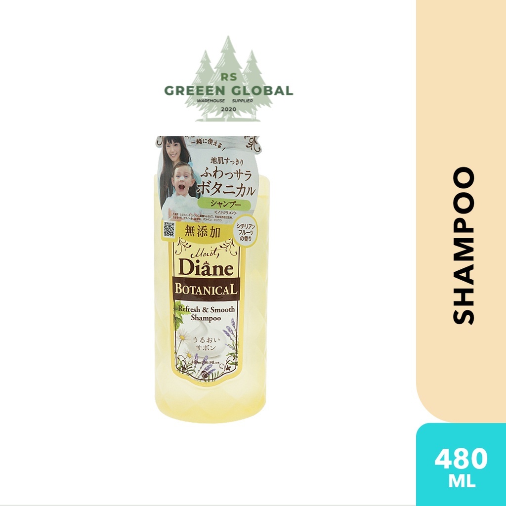 Moist Diane Botanical Refresh & Smooth Shampoo 480ml | Shopee Malaysia