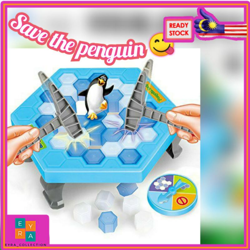 🇲🇾 ReadyStock Extra Big Size: SAVE THE PENGUIN Penguin Trap Smash Hit ...