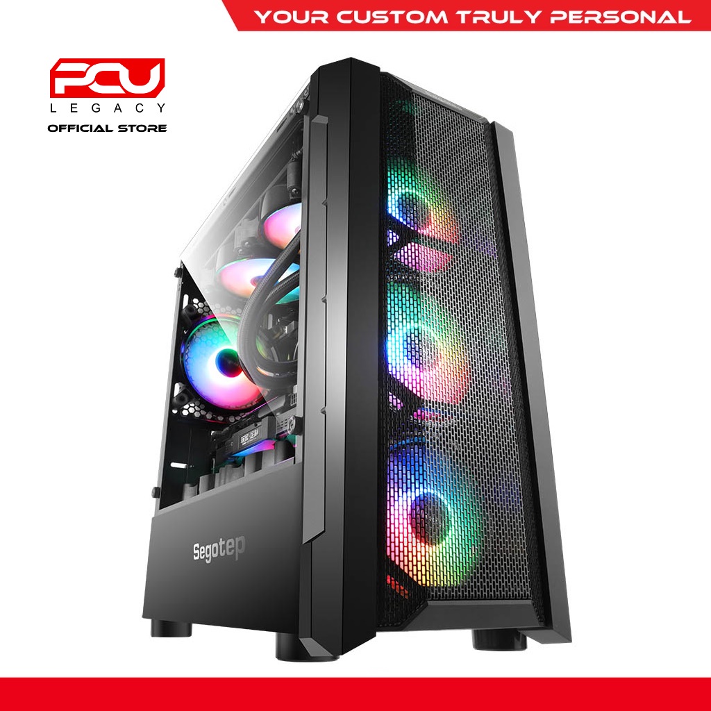 SEGOTEP PRIME M MATX CASE X 3 RGB FAN - BLACK | Shopee Malaysia