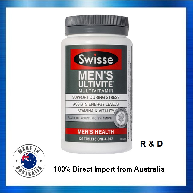 Swisse Men's Ultivite Multivitamin ( 120 Tablets ) (Made In Australia) | Shopee Malaysia