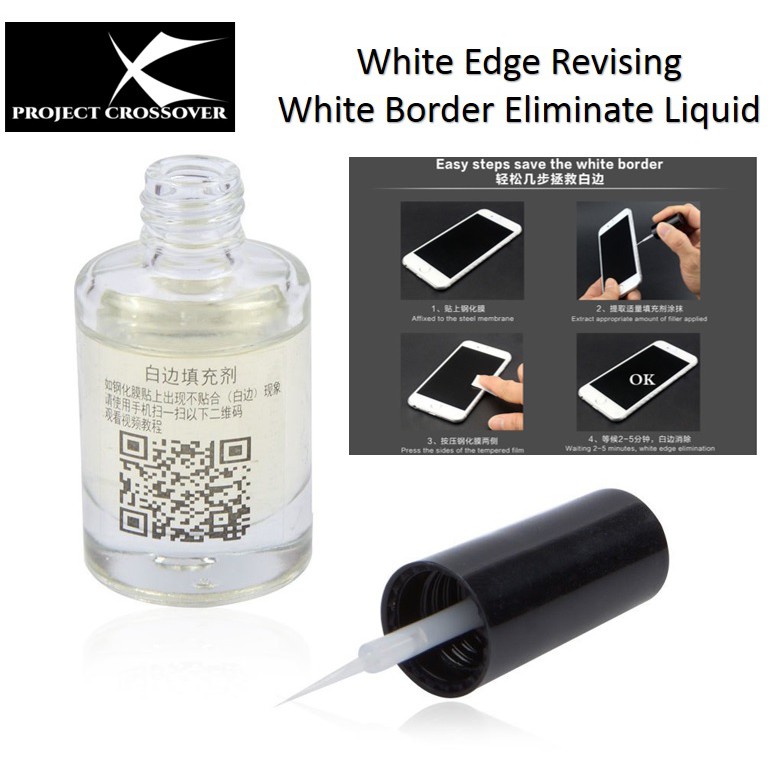 READY STOCK!! White Edge liquid Tempered Glass Screen Protector oil ...