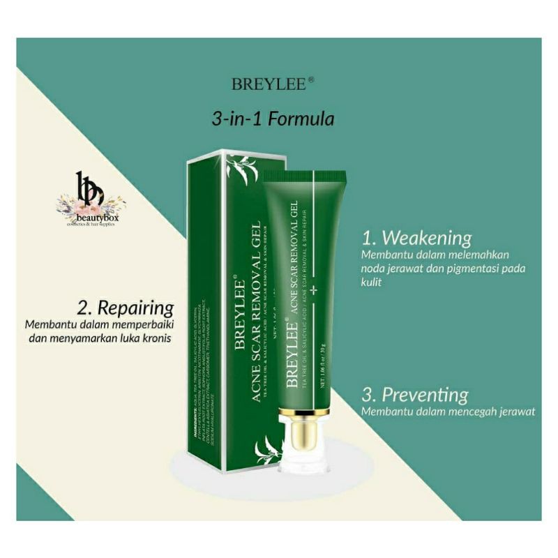 Breylee Acne Scar Removal Gel 30g | Shopee Malaysia