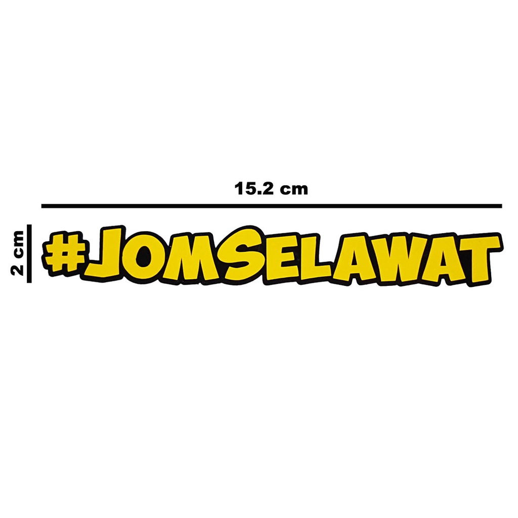 Sticker Motor #JOM SELAWAT #JOMSELAWAT ST384 | Shopee Malaysia