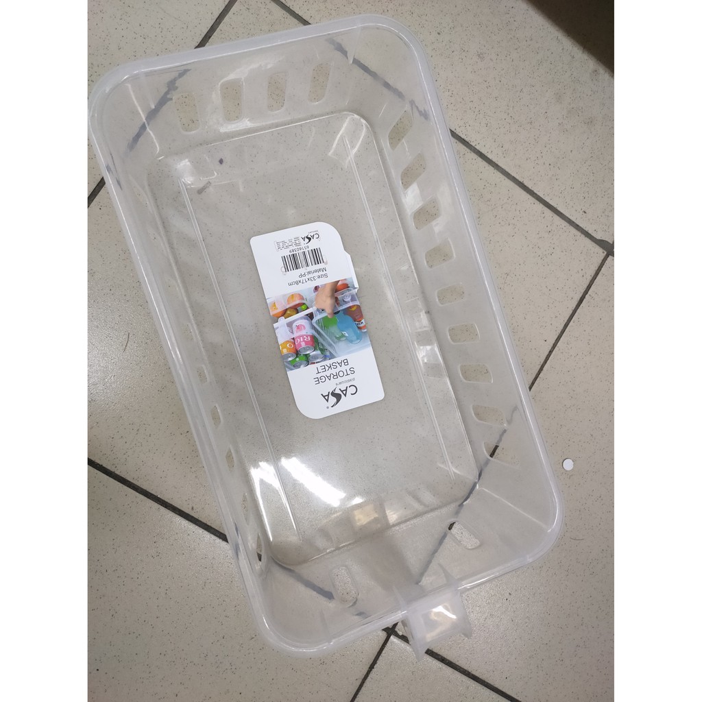 Casa Plasticware Storage Basket | Shopee Malaysia