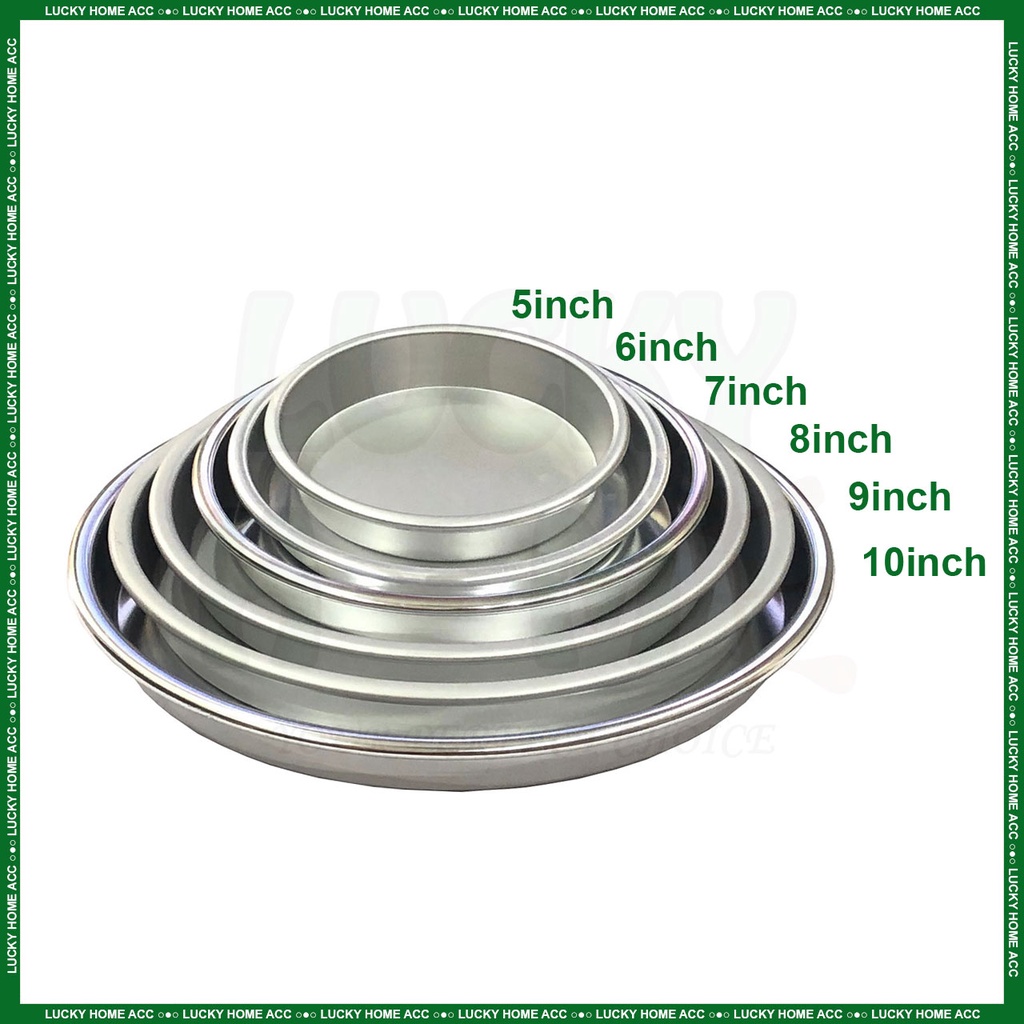Ready Stock!!! Aluminium Pizza Pan Round Pie Mould Cake Pan Various ...