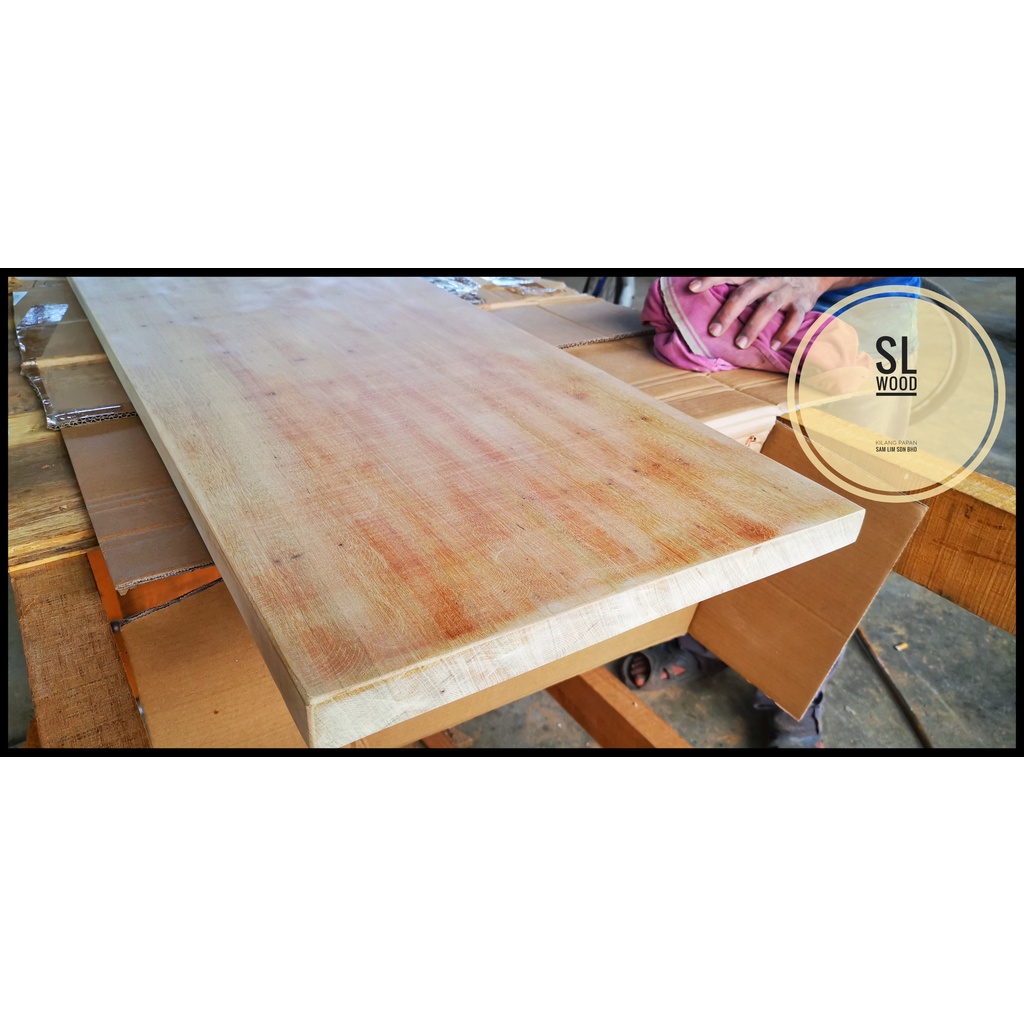 44(T)mm × 195(W)mm = 12'(L)Feet Balau Solid Wood Timber Smooth Finish ...