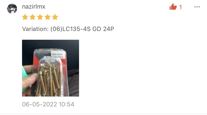YAMAHA LC135 LC 4S 5S TITANIUM / GOLD ENGINE SCREW SET CLUTCH MAGNET ...