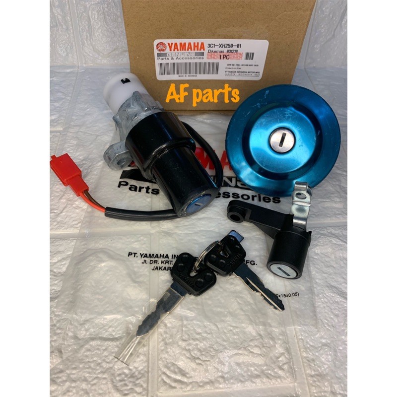 Ignition key set + tank cover for old yamaha vixion 3C1 | Shopee Malaysia
