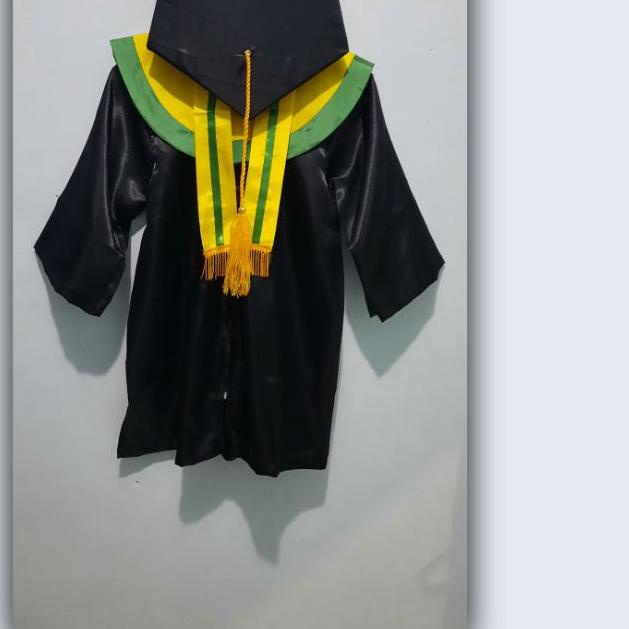 HIJAU Tk_yellow Green List Graduation Toga Clothes | Shopee Malaysia