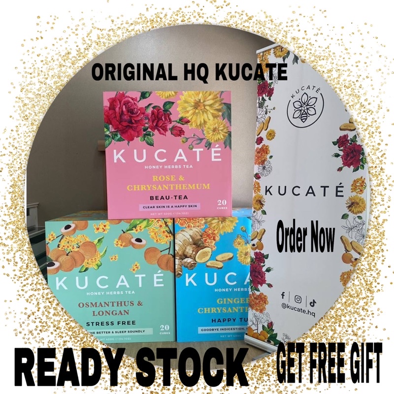Kucate Honey Herbs Tea [ Rose&Chrysanthemum / Ginger&Chrysanthemum ...