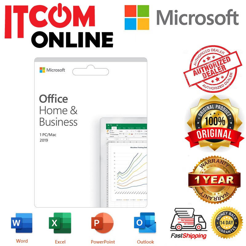 MICROSOFT OFFICE HOME & BUSINESS ESD 2021 (T5D-03483) 2024 (EP2-06604 ...