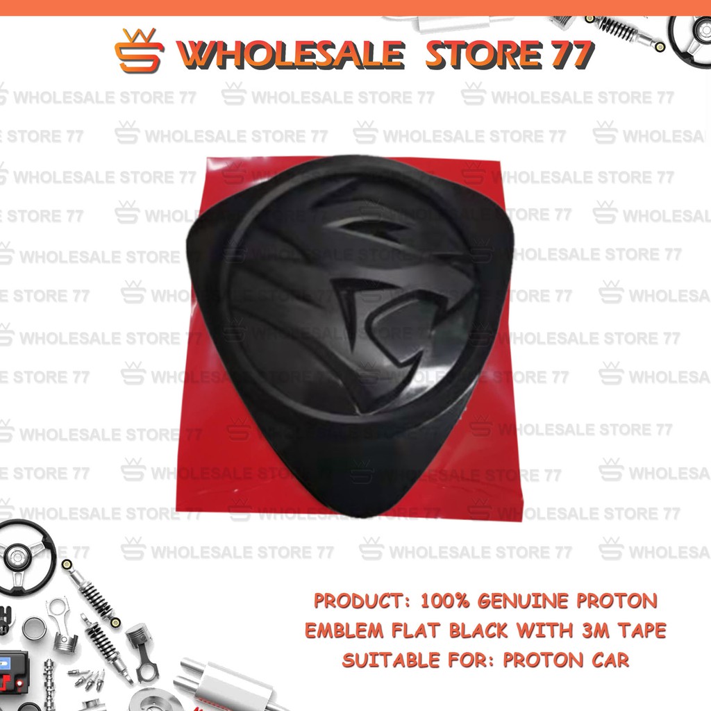 100% ORIGINAL PW944886 EMBLEM LOGO PROTON IRIZ PREVE SUPRIMA FLAT BLACK ...