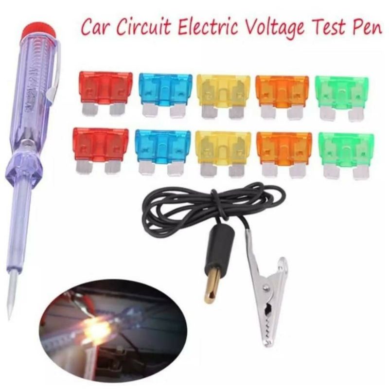 DC 6v/12v/24v Car Test Lamp/Set Fius Kereta Lori/Voltage Circuit Tester ...