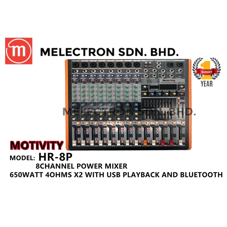HR-8P MOTIVITY POWER MIXER | Shopee Malaysia