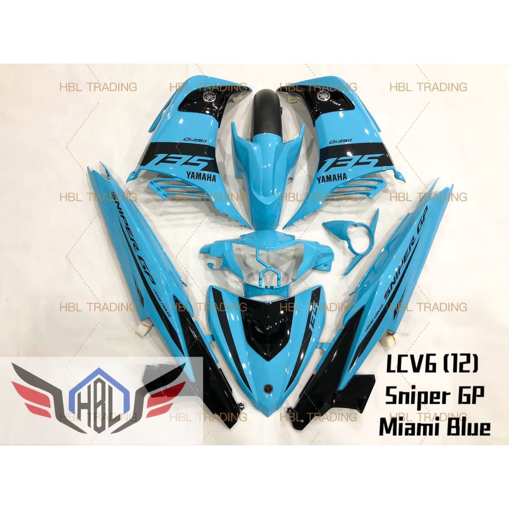YAMAHA LC135 V6 V7 Body Cover Parts Set Monster Exciter INDO Thai ...