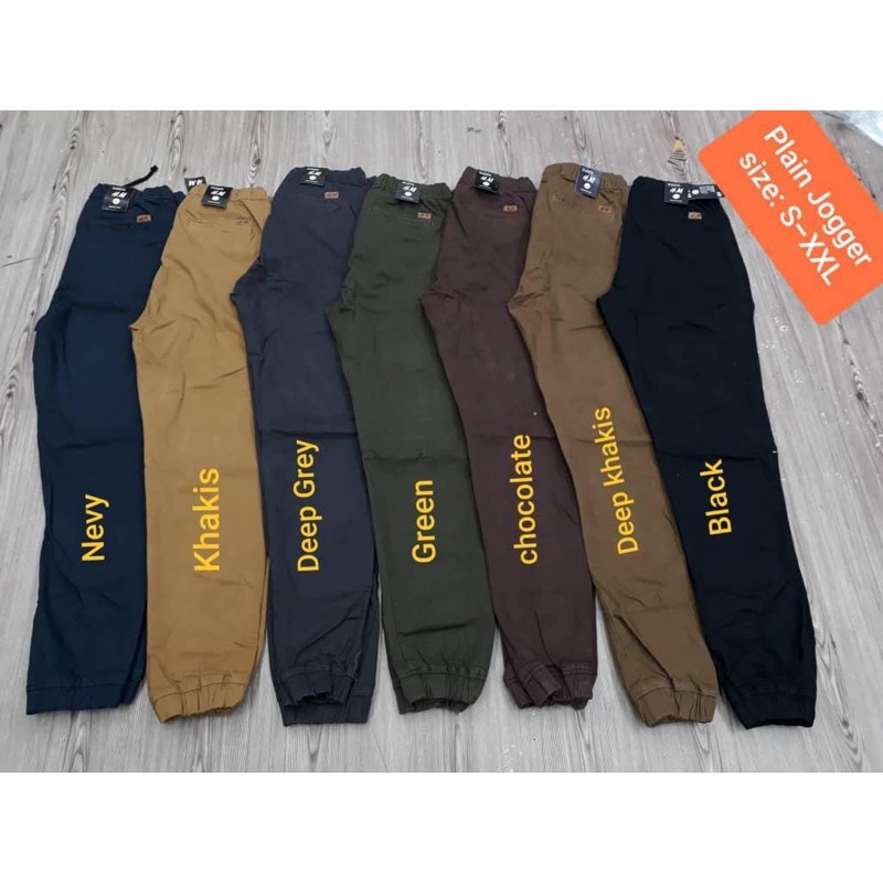 seluar jogger 4 pocket Unisex ( cotton | Shopee Malaysia