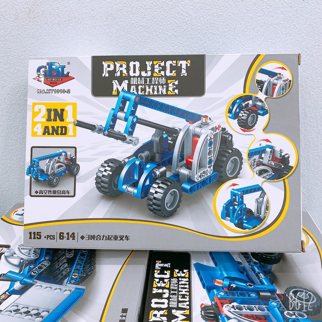 2in1 Oto Assembly Toy Set Customizable Ladder Truck or Excavator ...